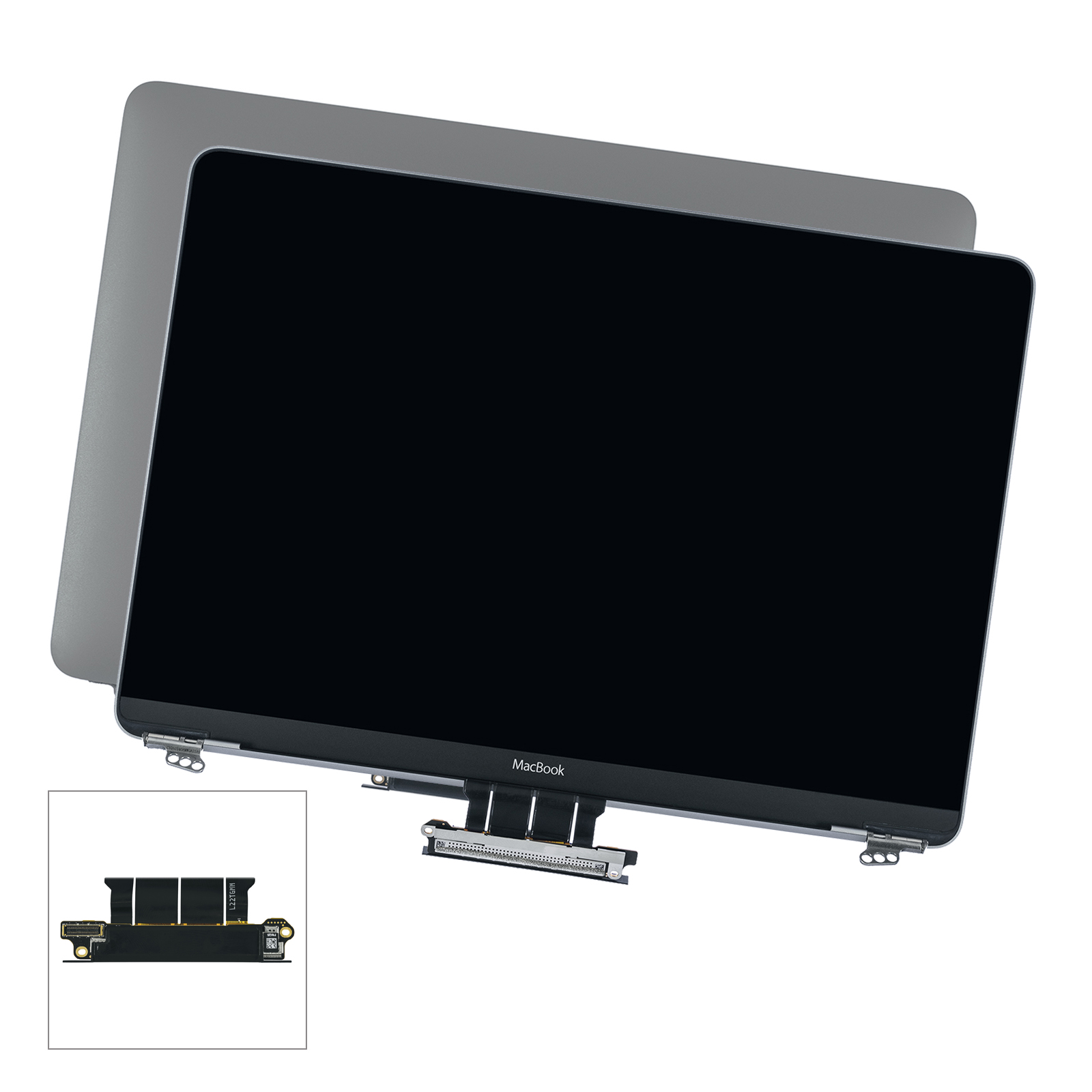 (661-02266) Space Gray Display Assembly - MacBook 12″ (2015-2017)